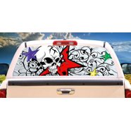 ACID Rear Window Graphic truck car suv view thru vinyl decal back ...