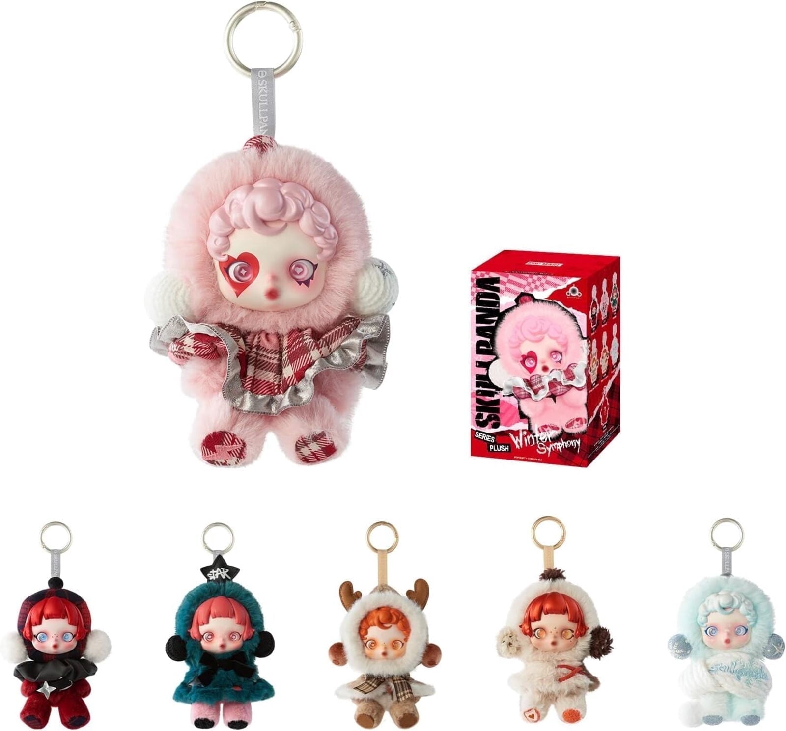 SKULLPANDA Winter Symphony Series, Blind Box Figures, Random Design ...