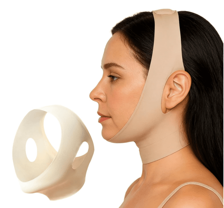 Collagen Face Sculpt Wrap, Reusable & Washable Face Mask for Wear While ...