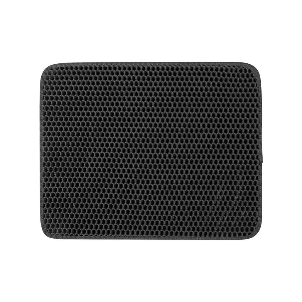 SKY 1Pc Large Size Cat Litter Mat-Advanced Honeycomb Double Layer Design,Urine Waterproof,Easy ...