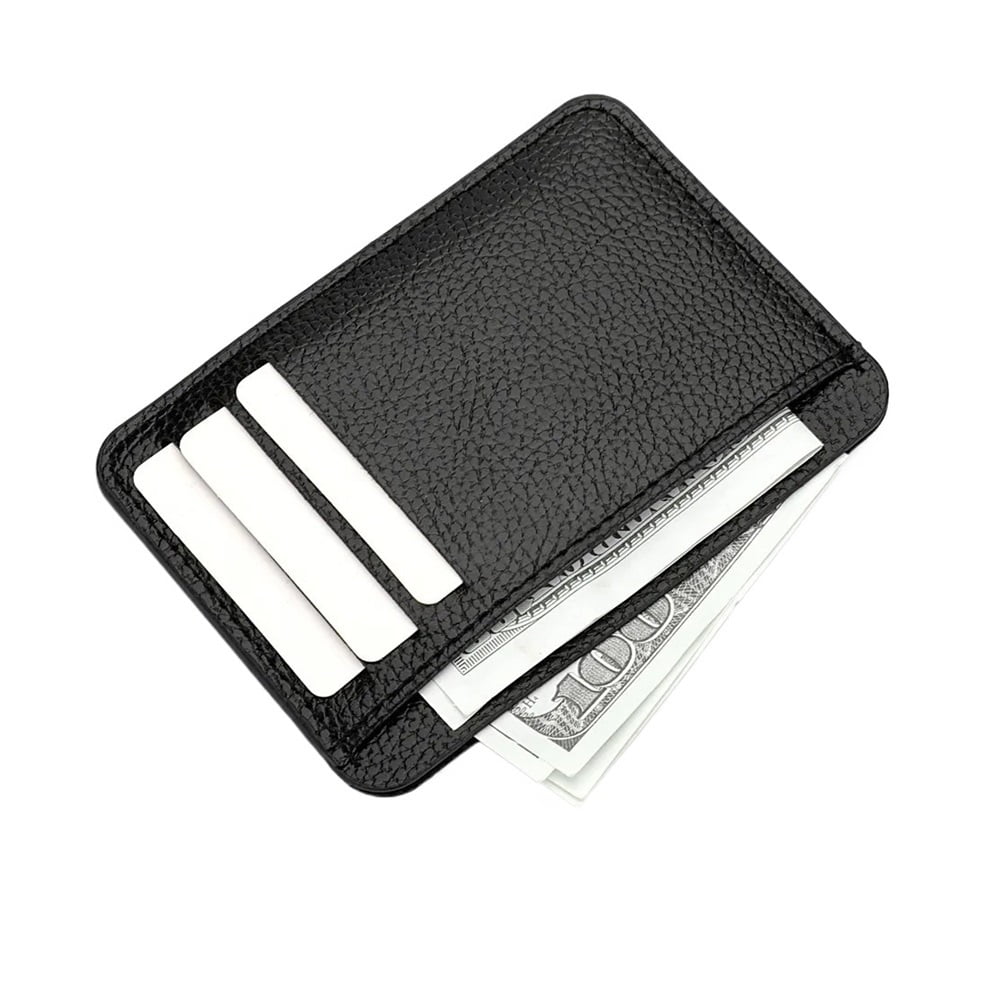 SKY 1Pc Ultra-thin Soft Wallet PU Leather Mini Credit Card Wallet Candy ...