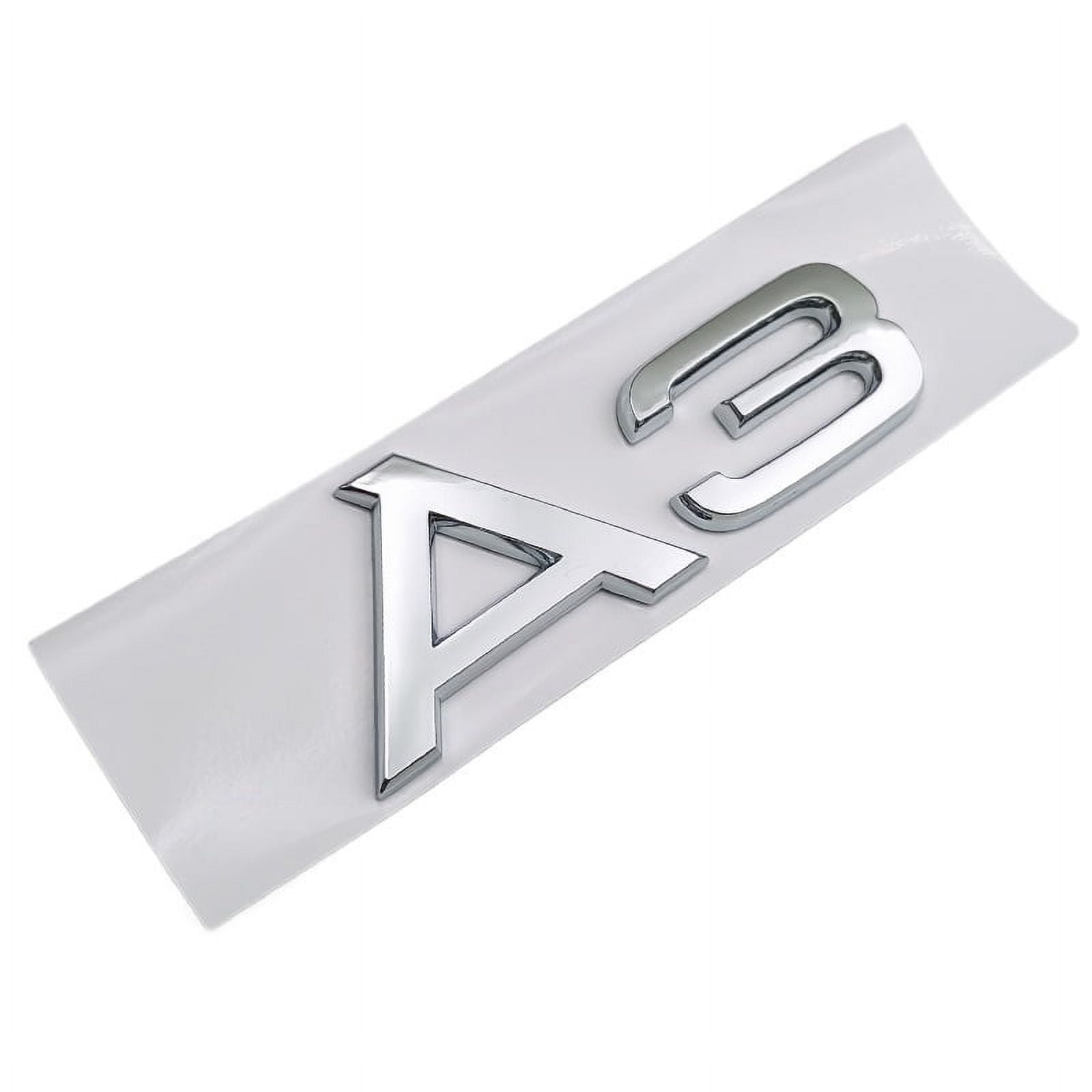 SKY 1pcs 3D ABS Chrome S Line A1 A2 A3 A4 A5 A6 A7 A8 Logo Emblem Auto ...