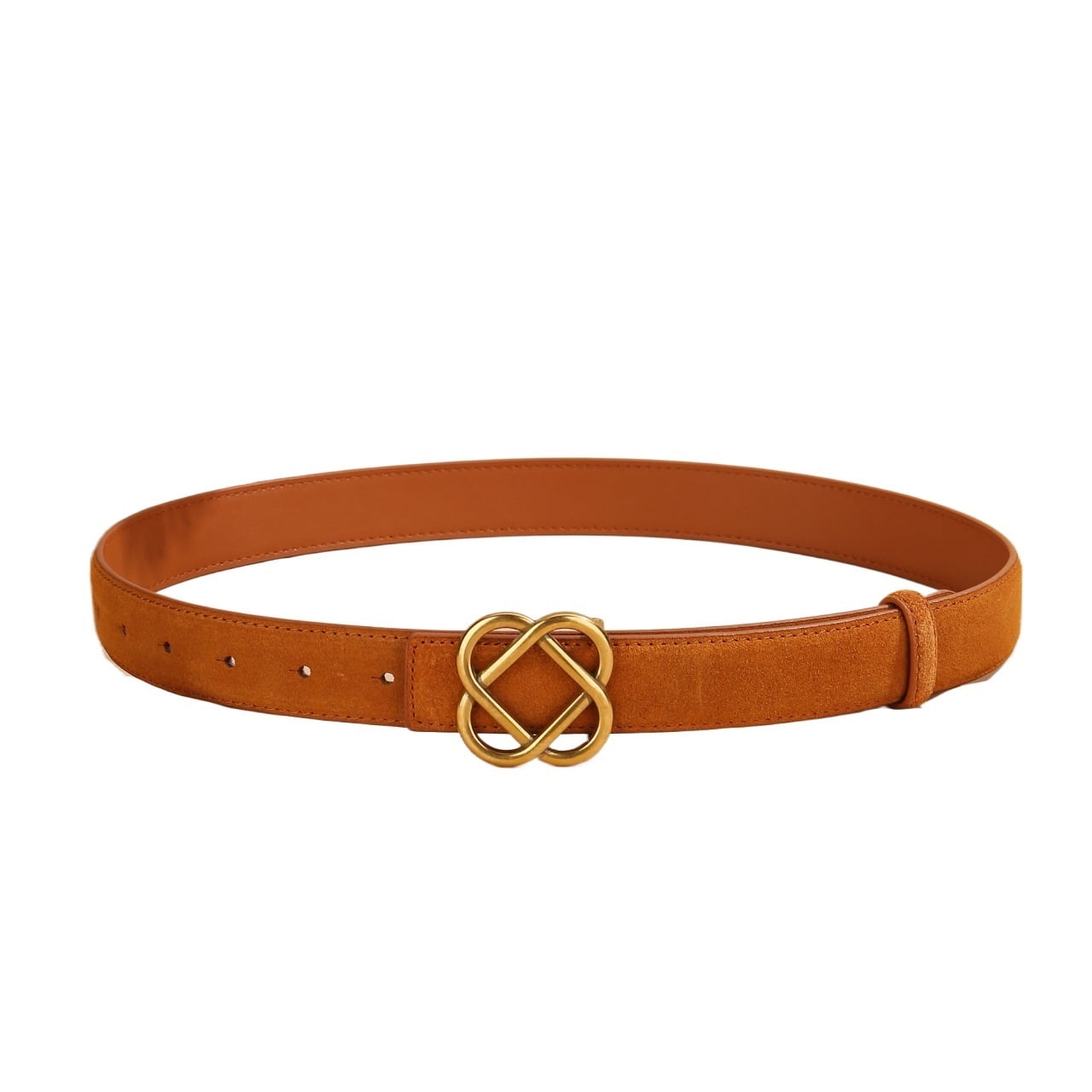 SKY 2.8cm Wide Suede Cowhide Belt For Women, Vintage Style With Retro ...
