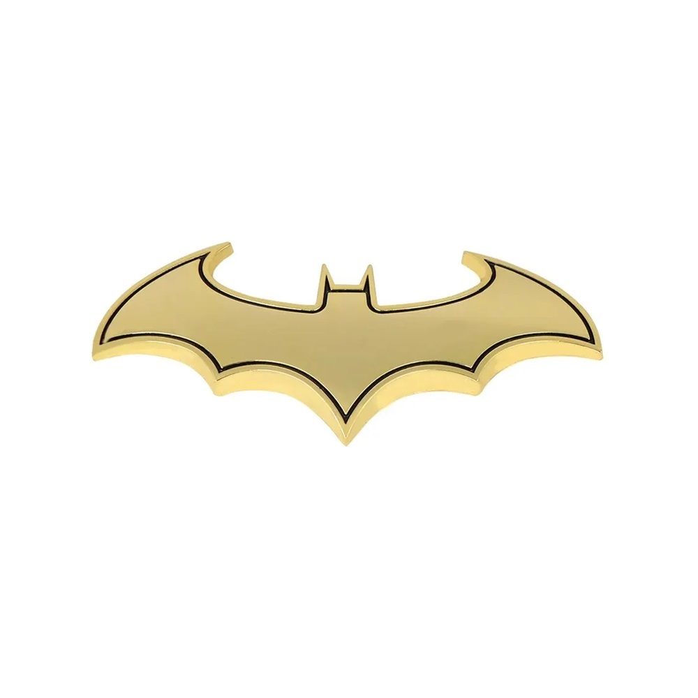SKY 2PC 3D Bat Shape Car Stickers Cool Metal Car Logo Emblem Sticker ...