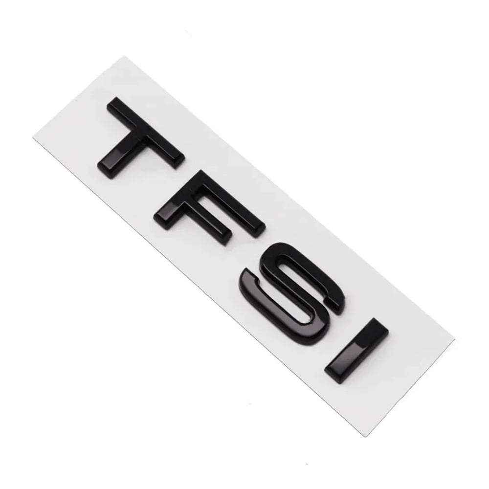 SKY 3D ABS Black TFSI Logo Letters Car Trunk Emblem Badge For Audi A3 ...