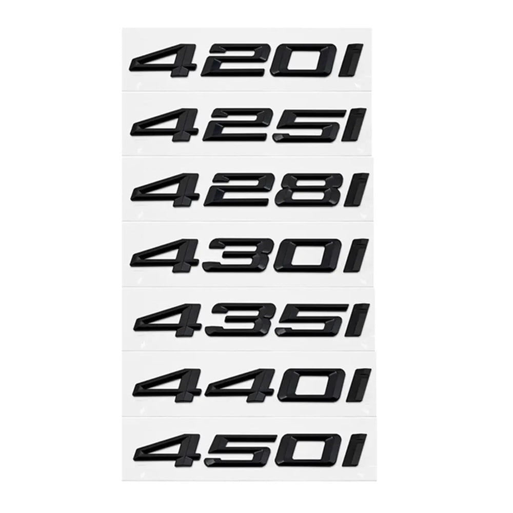 SKY 3D ABS Car Rear Trunk Letters 420i 425i 428i 430i 435i 440i 450i ...