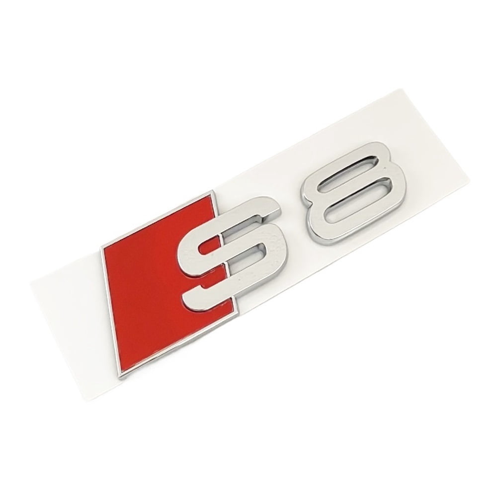 SKY 3D ABS Chrome Black Logo S3 S4 S5 S6 S7 S8 Emblem Car Trunk Badge ...
