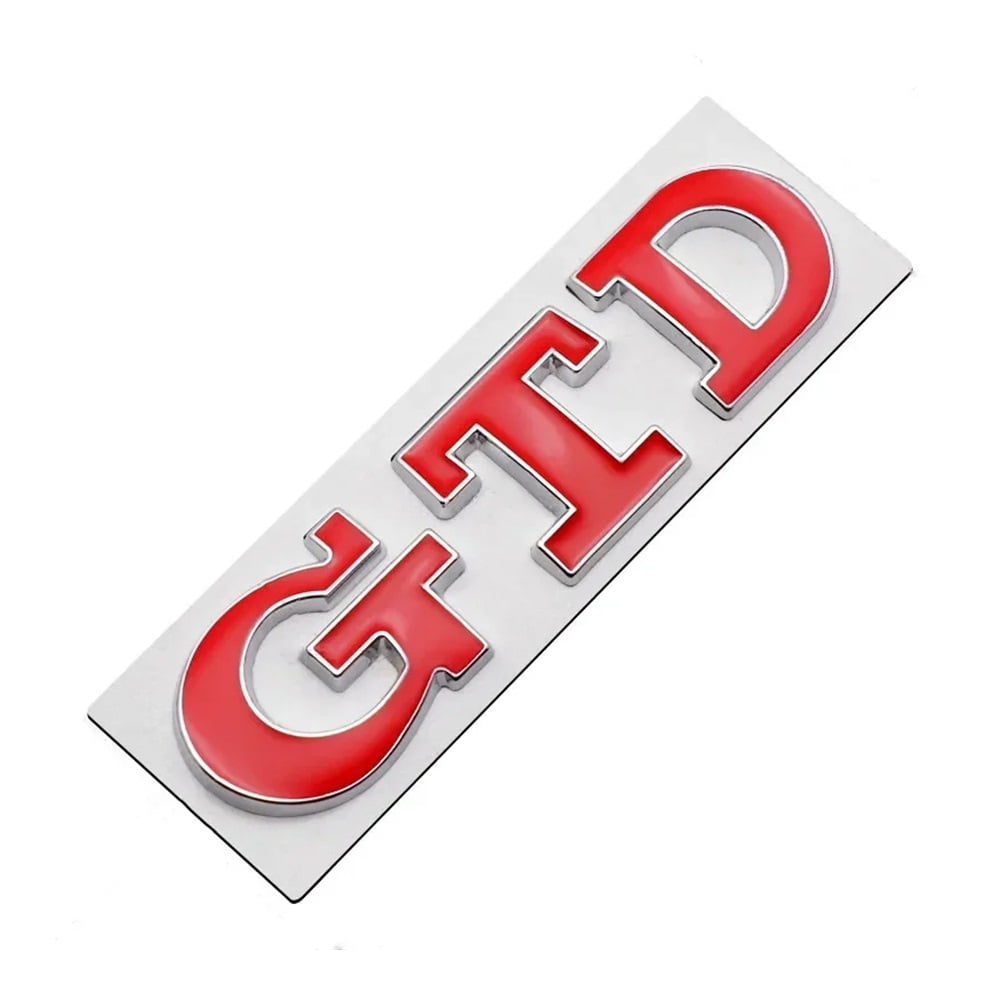 SKY 3D Metal Letters Car Rear Trunk Badge GTD Logo Emblem For VW Golf 7 ...