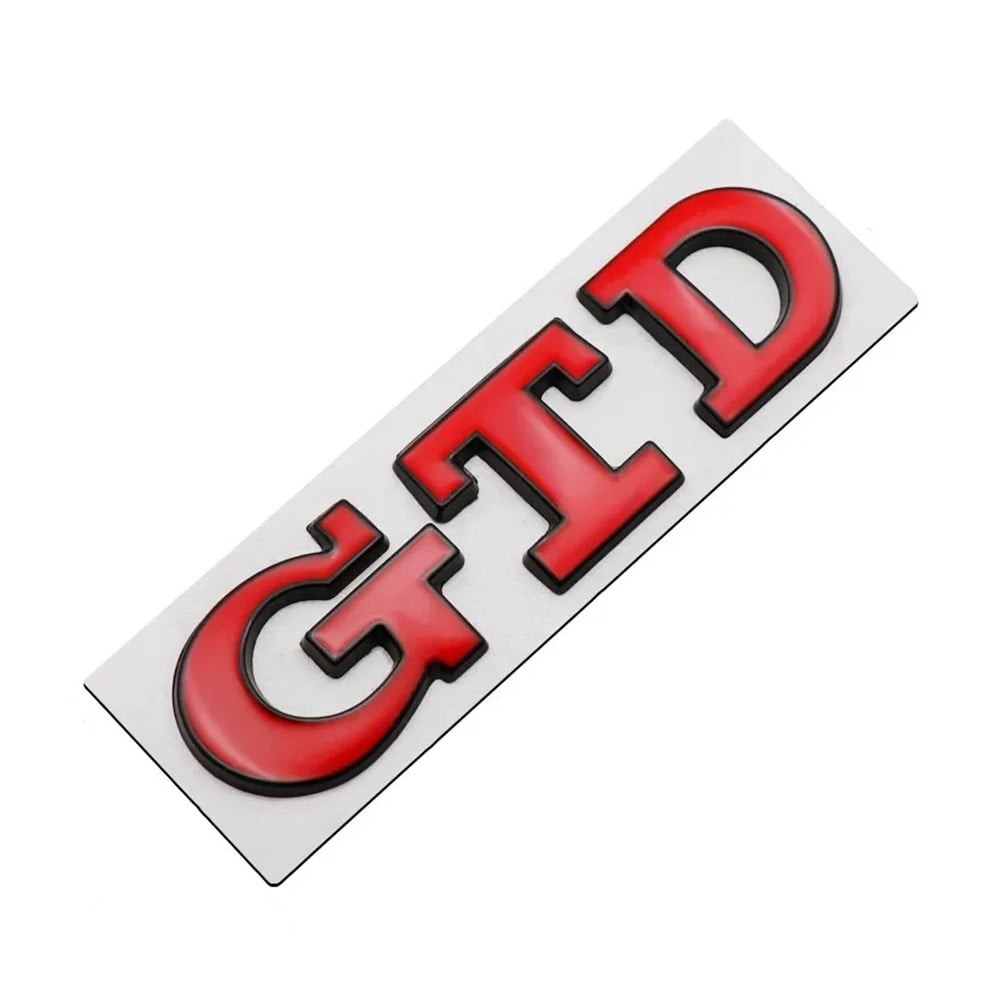 SKY 3D Metal Letters Car Rear Trunk Badge GTD Logo Emblem For VW Golf 7 ...