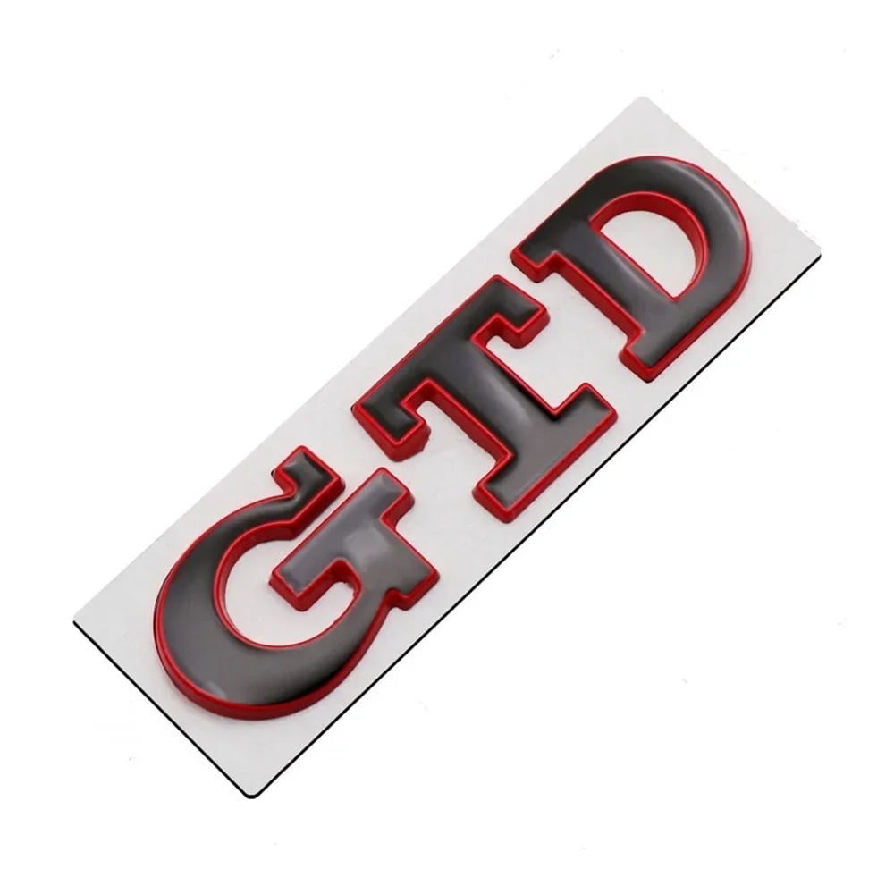SKY 3D Metal Letters Car Rear Trunk Badge GTD Logo Emblem For VW Golf 7 ...