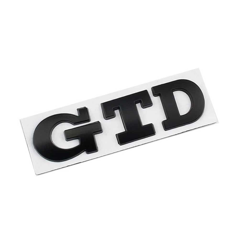 SKY 3d Metal Black Red Logo GTD Emblem Letters Car Front Grill Badge ...