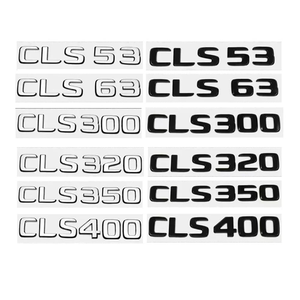 SKY Car Trunk Letters Logo Emblem Badge Decals Sticker For Mercedes ...
