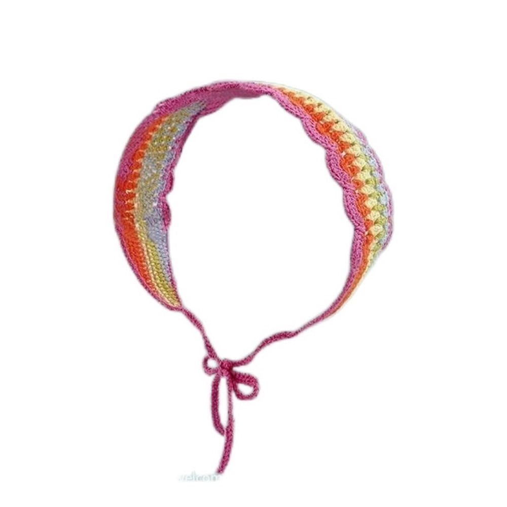 SKY Cartoon Crochet Mushroom Hair Bands Vintage Fashion Hair Scarf For ...