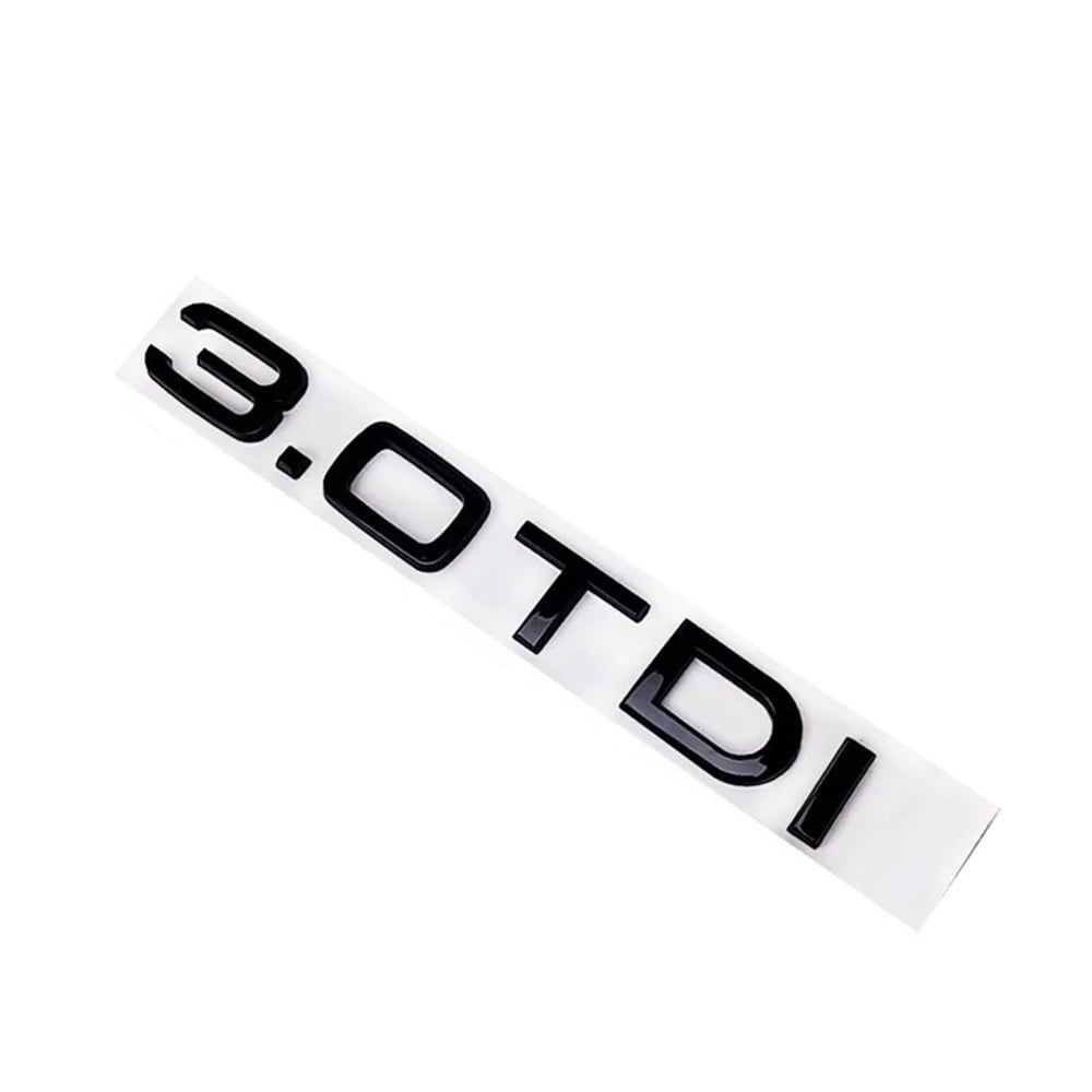 SKY Chrome Black ABS Letters 2.0 TDI 3.0 TDI Rear Boot Trunk Logo Badge ...