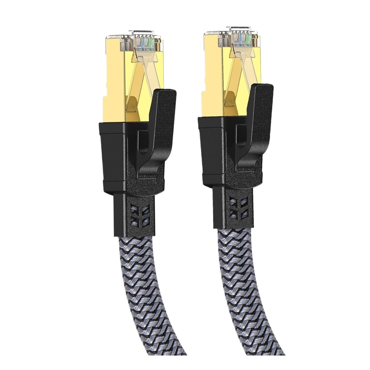 SKY Ethernet Cable CAT8 40Gbps Nylon Braided Network Lan Cord for PC ...
