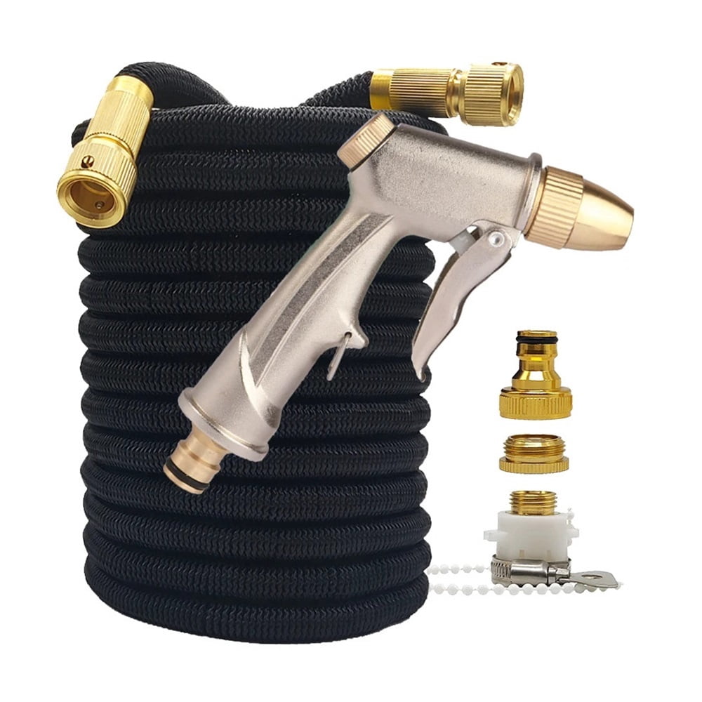 SKY High Pressure Garden Water Hose Expandable Double Metal Connector ...