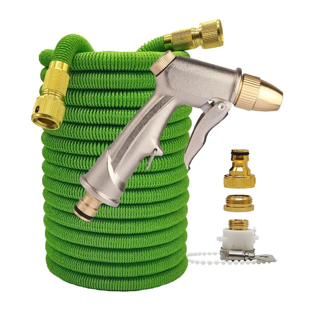 SKY High Pressure Garden Water Hose Expandable Double Metal Connector ...