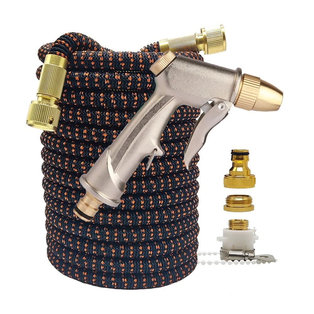 SKY High Pressure Garden Water Hose Expandable Double Metal Connector ...