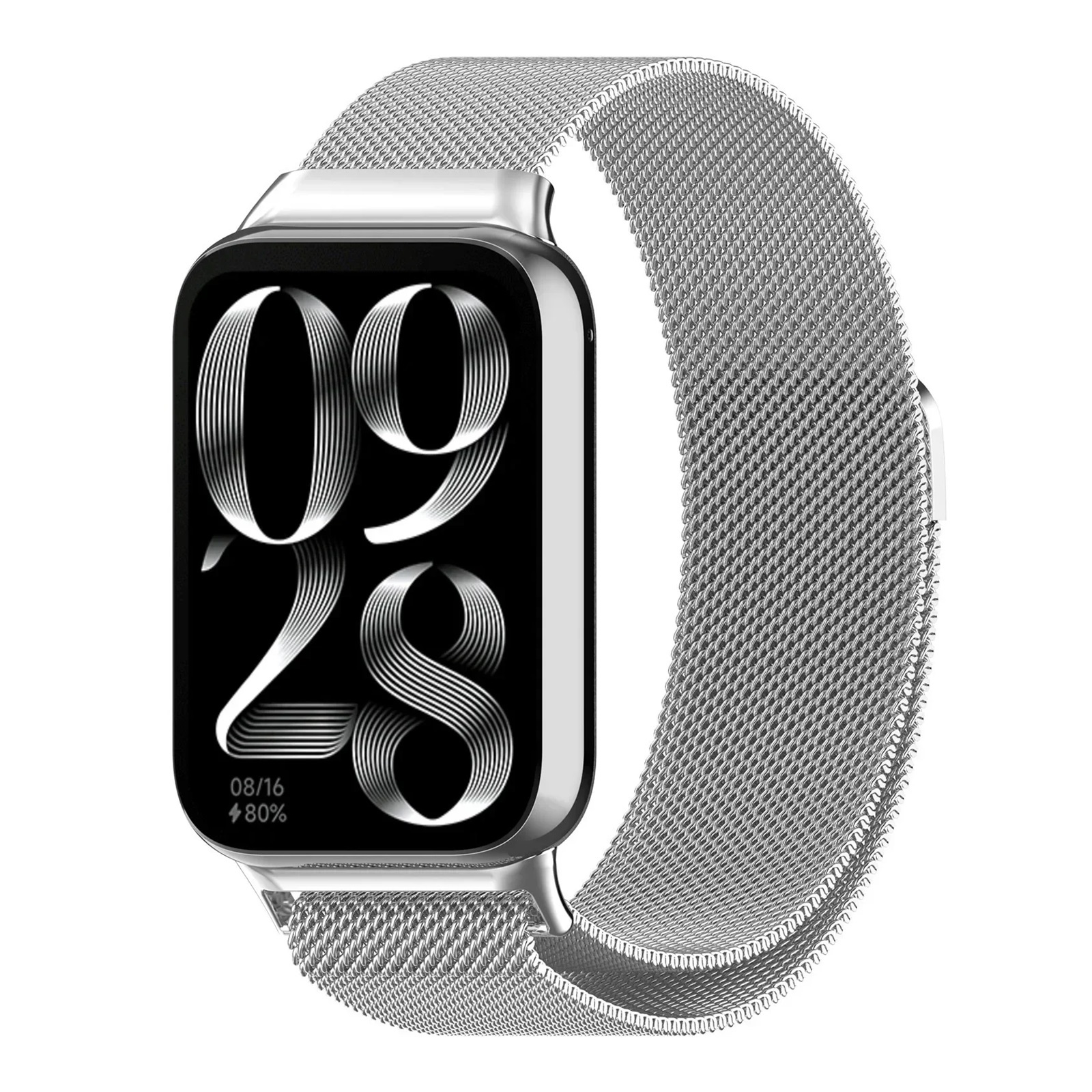 SKY Magnetic Stainless Steel Strap for Xiaomi Mi Band 8 Pro Milanese ...