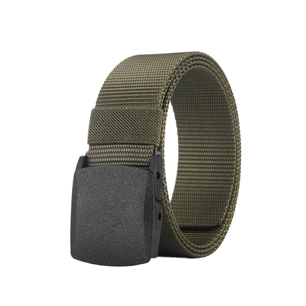 SKY Men's Belt Outdoor Casual Canvas Belt Metal Free Training Nylon ...