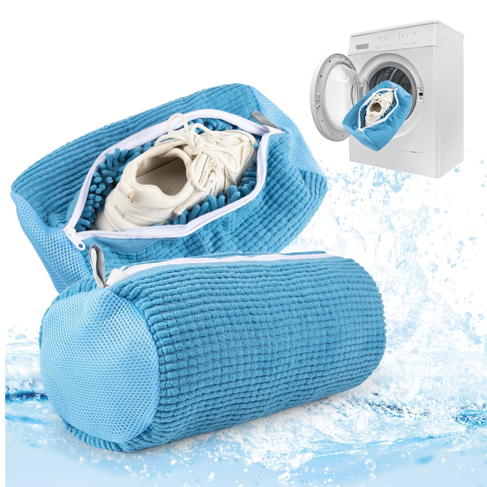 SKY Shoe Washing Machine Bag - Reusable Laundry Bag for All Shoes, 2 ...