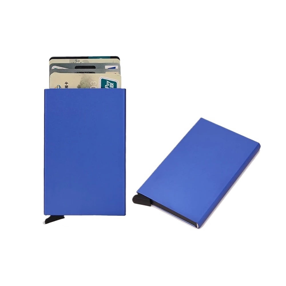SKY Smart Wallet Card Holder Metal Thin Slim Men Women Wallets Pop Up ...