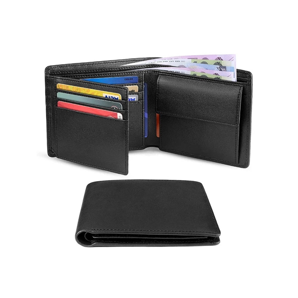 SKY Wallets Mens Slim RFID Blocking Genuine Leather with Coin Pocket 2 ...