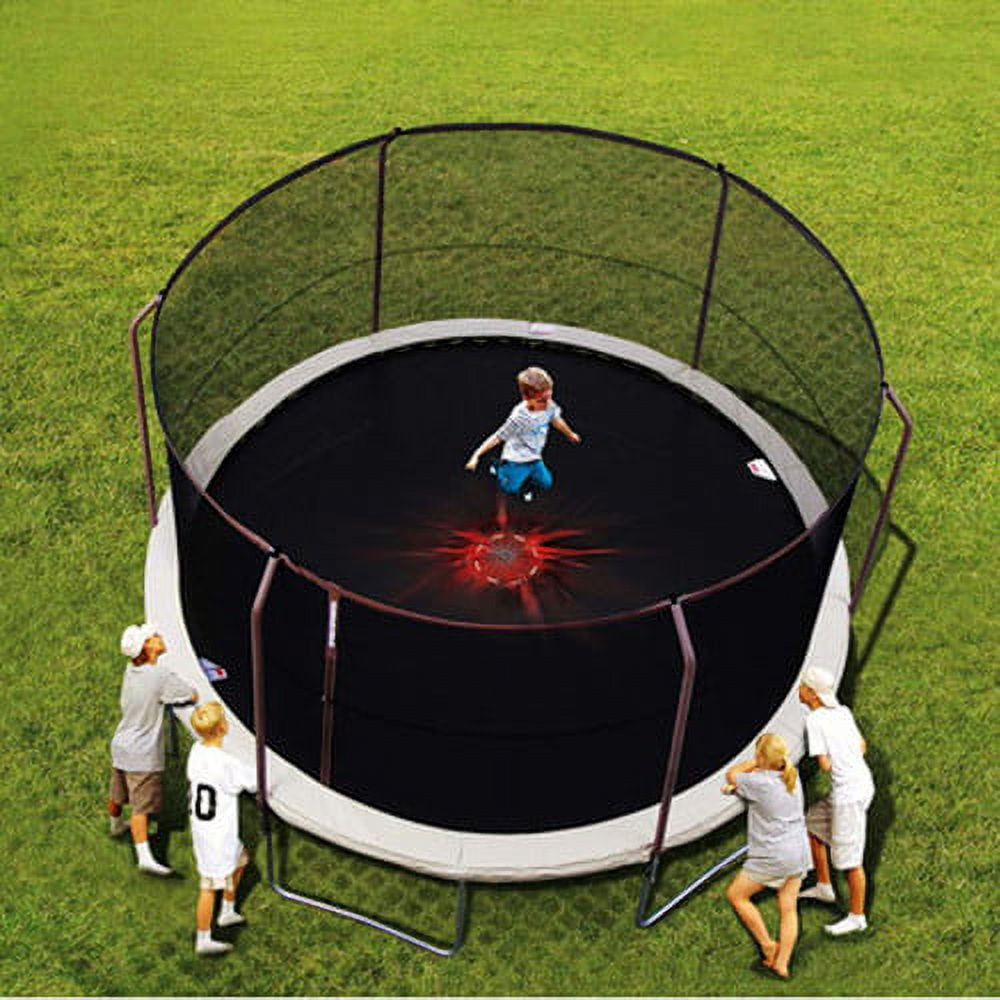 SKYBOUND 14' Round Trampoline Net Using 6 Poles - Walmart.com