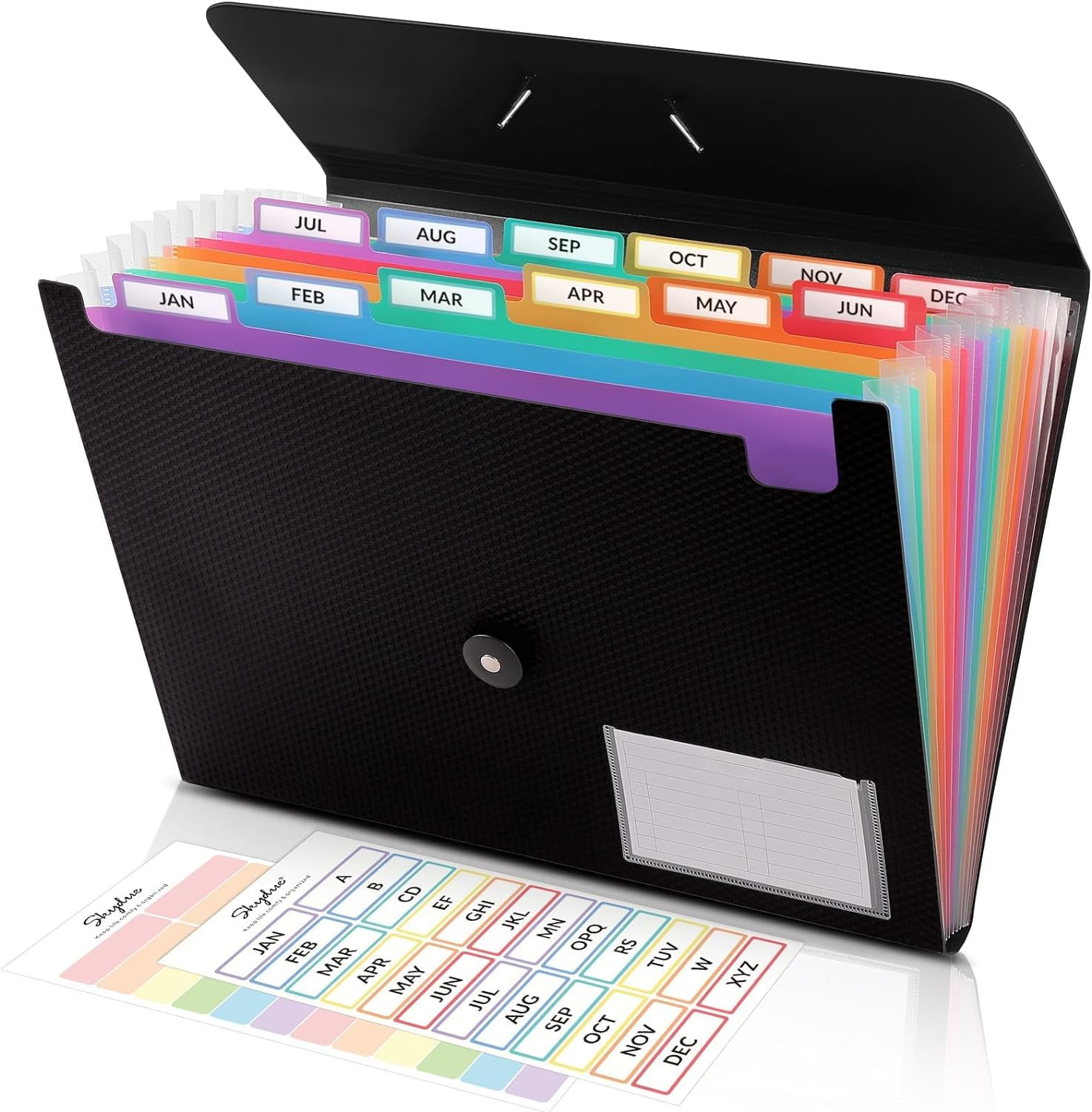 SKYDUE Expanding File Folder, Accordion File Organizer with 13 Pockets ...