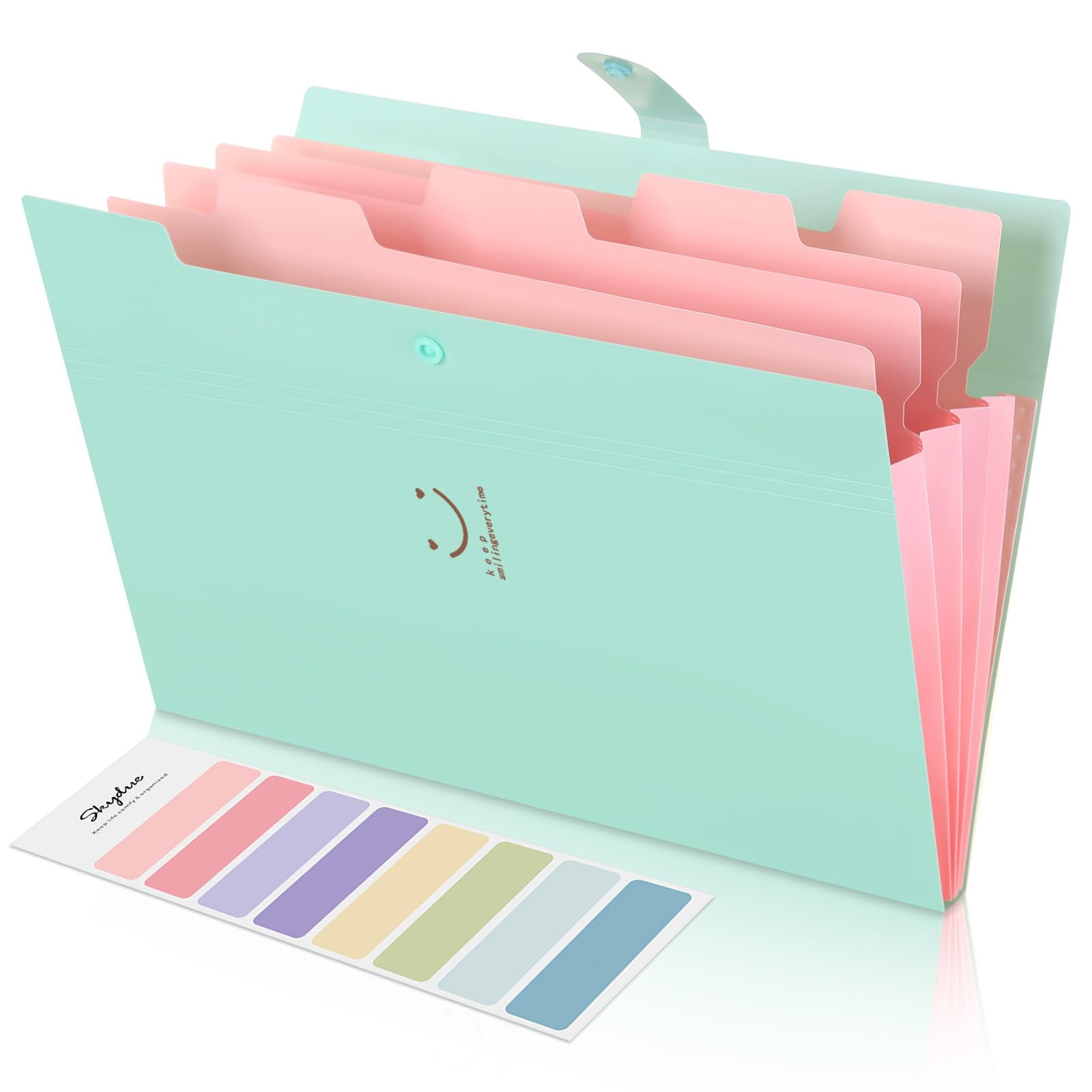 SKYDUE Expanding File Folder,Expandable Folder,Letter A4 Paper ...