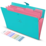 SKYDUE Expanding File Folder - 5 Pockets, A4 Paper, Document Organizer, Office Supplies ...