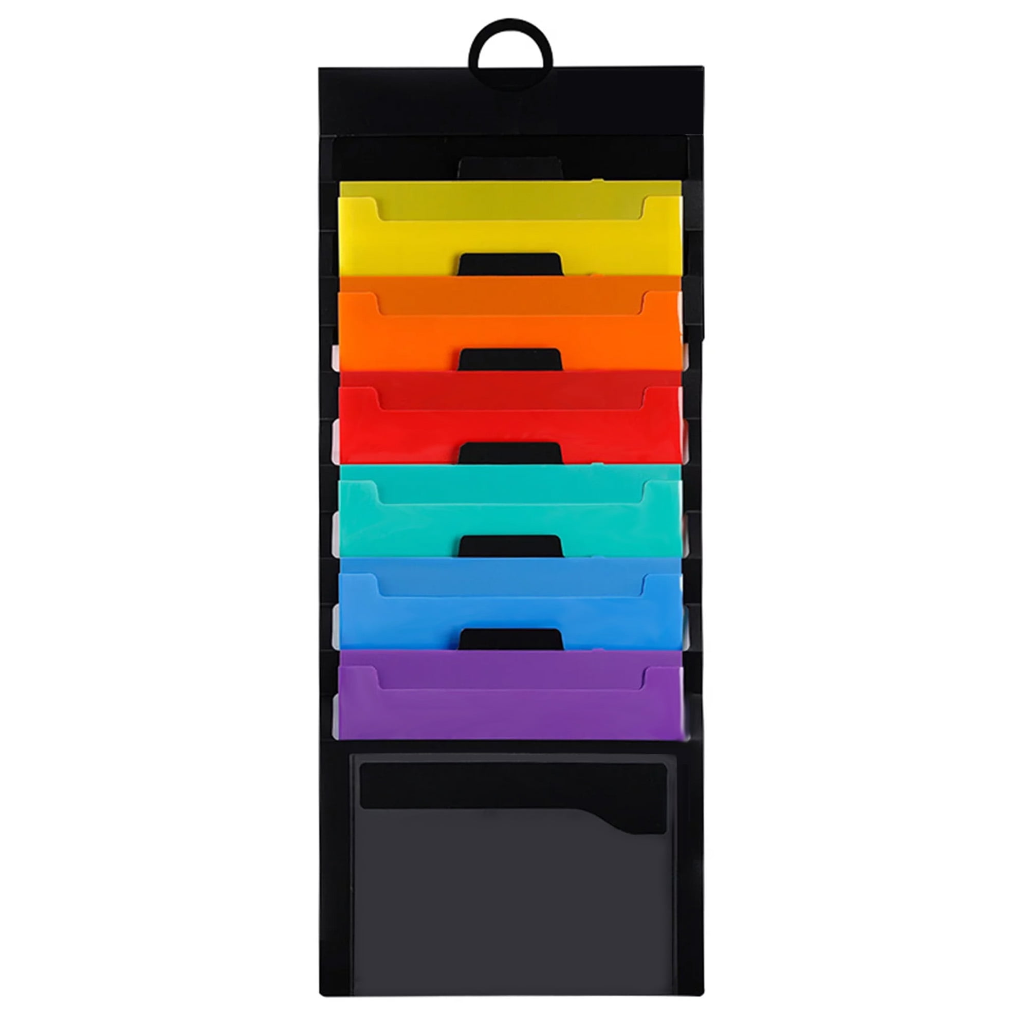 SKYDUE Office Supplies Organizer, Hanging Wall File Folders with 6 ...