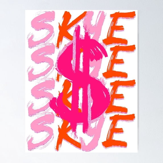 SKYE name dollar sign Poster - KIRA.995, UNFRAMED-18x24 - Walmart.com