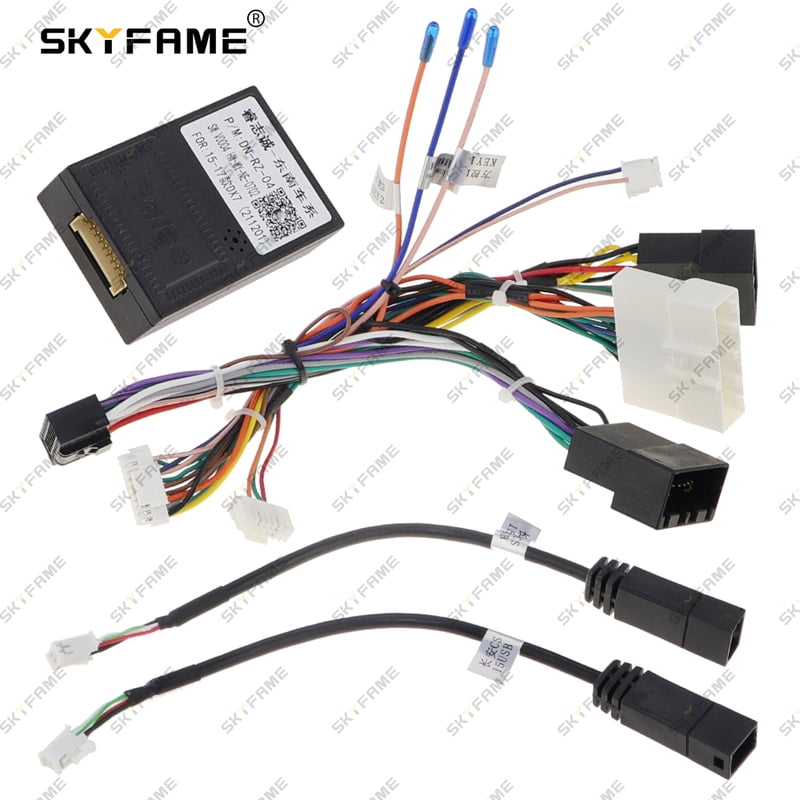 SKYFAME 16Pin Car Wiring Harness Adapter With Canbus Box Decoder For ...