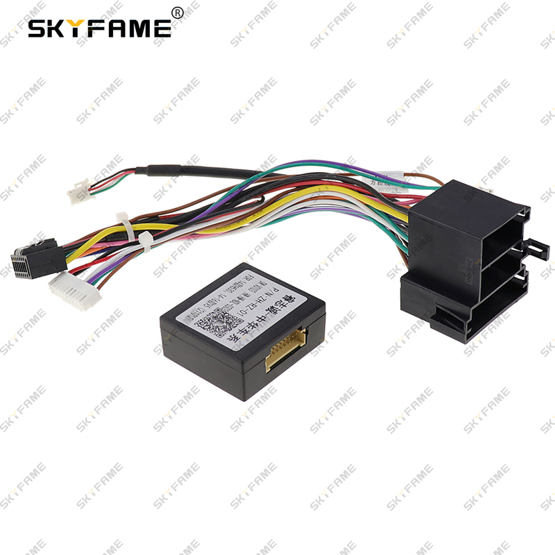 SKYFAME 16Pin Car Wiring Harness Adapter With Canbus Box Decoder For Zhonghua H530 Brilliance V5 ...