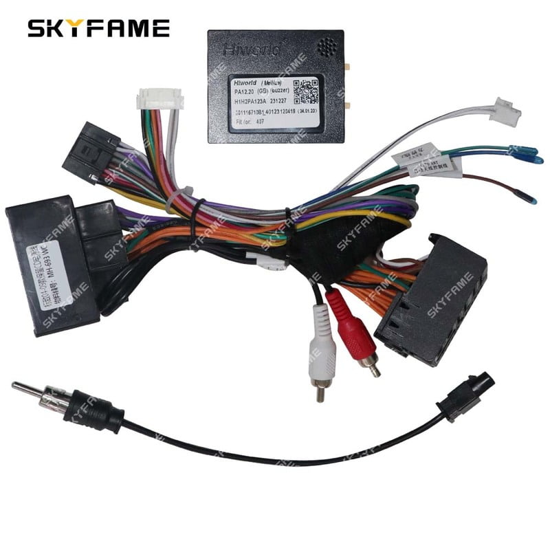 SKYFAME Car 16pin Wiring Harness Adapter Canbus Box Decode Android ...