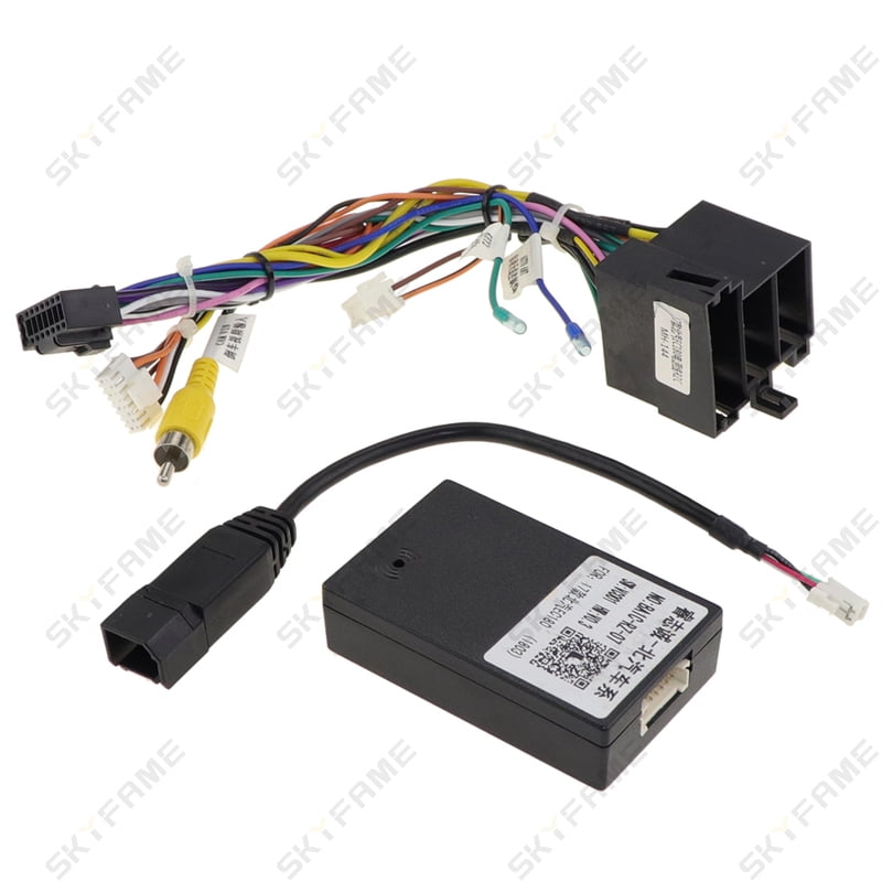 SKYFAME Car 16pin Wiring Harness Adapter Canbus Box Decoder Android ...