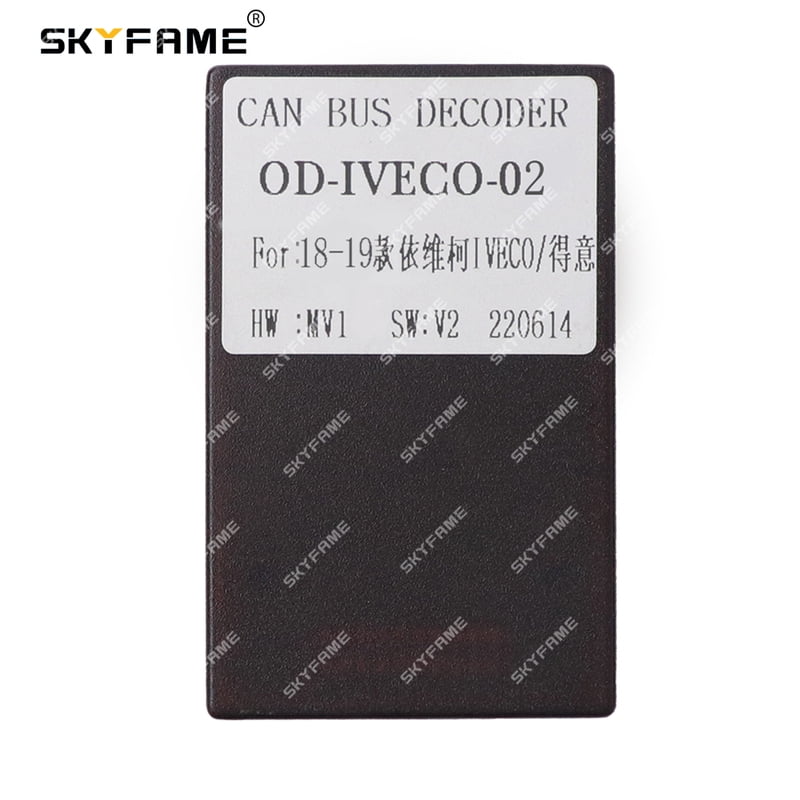 SKYFAME Car 16pin Wiring Harness Adapter Canbus Box Decoder Android ...