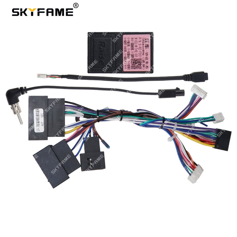SKYFAME Car 16pin Wiring Harness Adapter Canbus Box Decoder For Ford ...
