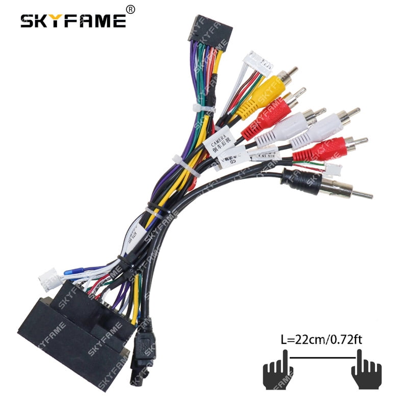 SKYFAME Car 16pin Wiring Harness Adapter Canbus Box Decoder For Jeep ...