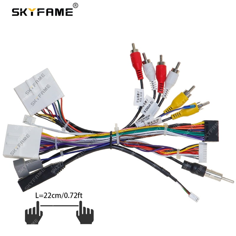 SKYFAME Car 16pin Wiring Harness Adapter Canbus Box Decoder For Mazda 3 ...