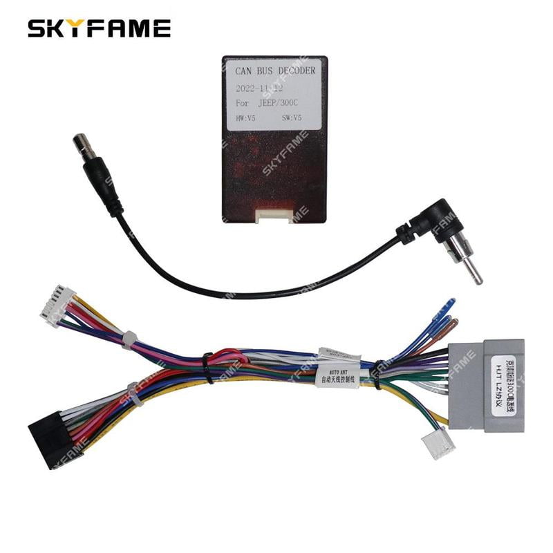 SKYFAME Car Canbus Box Decoder For Jeep Wrangler Compass Dodge Journey Cherokee Patriot Chrysler ...
