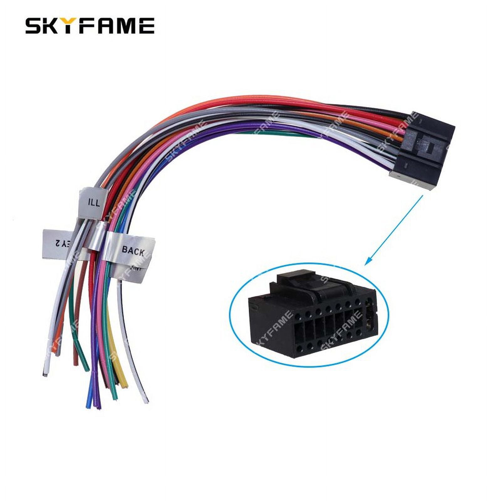 SKYFAME Car Head Unit Wire Harness Kit For Car Android RCA Cable GPS 4G ...