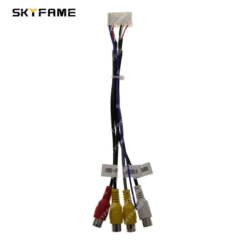SKYFAME Car Head Unit Wire Harness Kit For Car Android RCA Cable GPS 4G ...