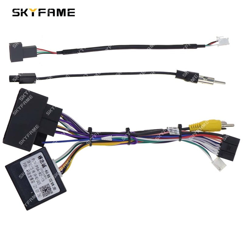 SKYFAME Car Wiring Harnes Adapter Power Cable Canbus Box Decoder For Peugeot 508 5008 3008 408 ...
