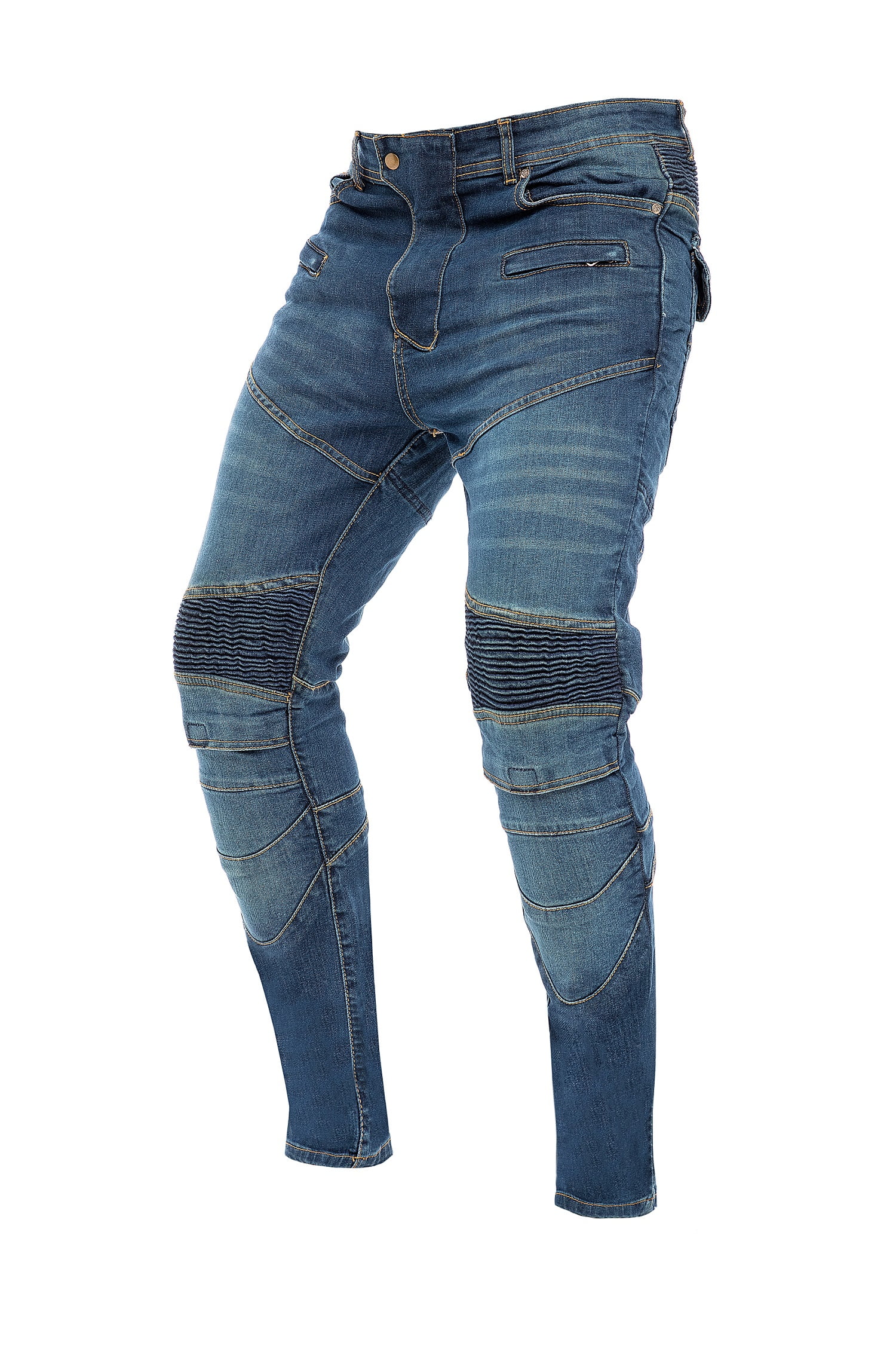 SKYLINEWEARS Men Motorcycle Riding Pants Denim Jeans Reinforce Biker ...