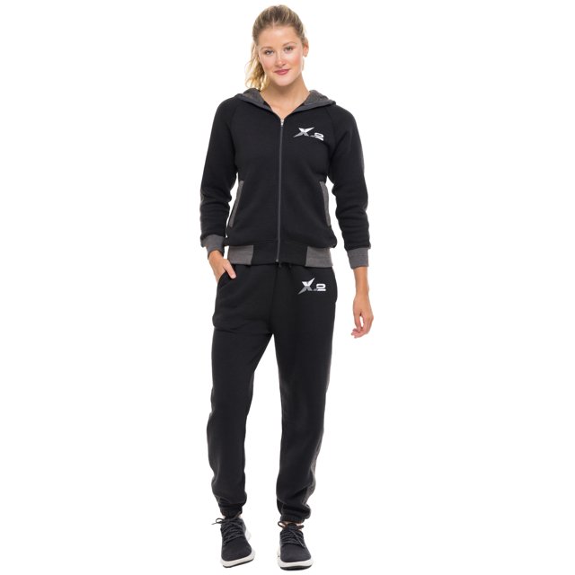 SKYLINEWEARS Track Suits for Women Set Workout Gym Full Zip-Up Hoodie ...