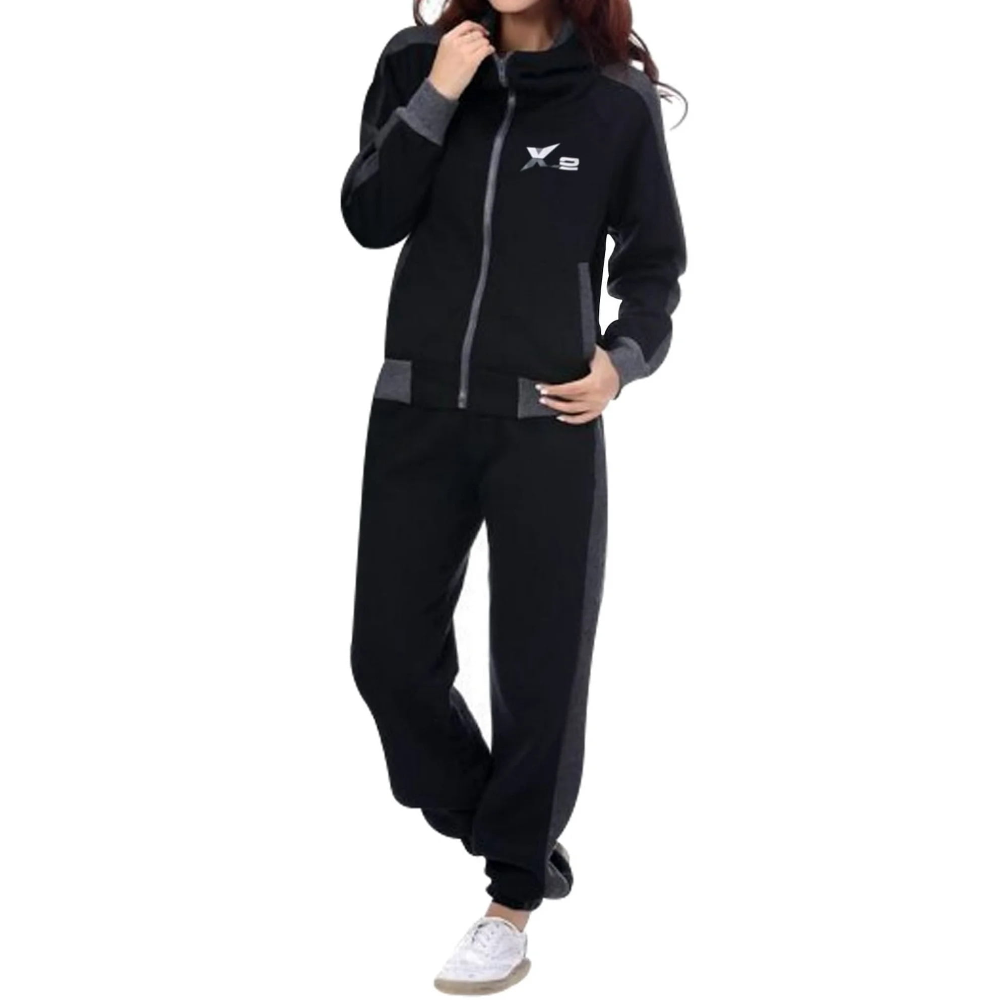SKYLINEWEARS Women Tracksuit Set 2 Piece Jogging Outfits Full Zip-Up ...