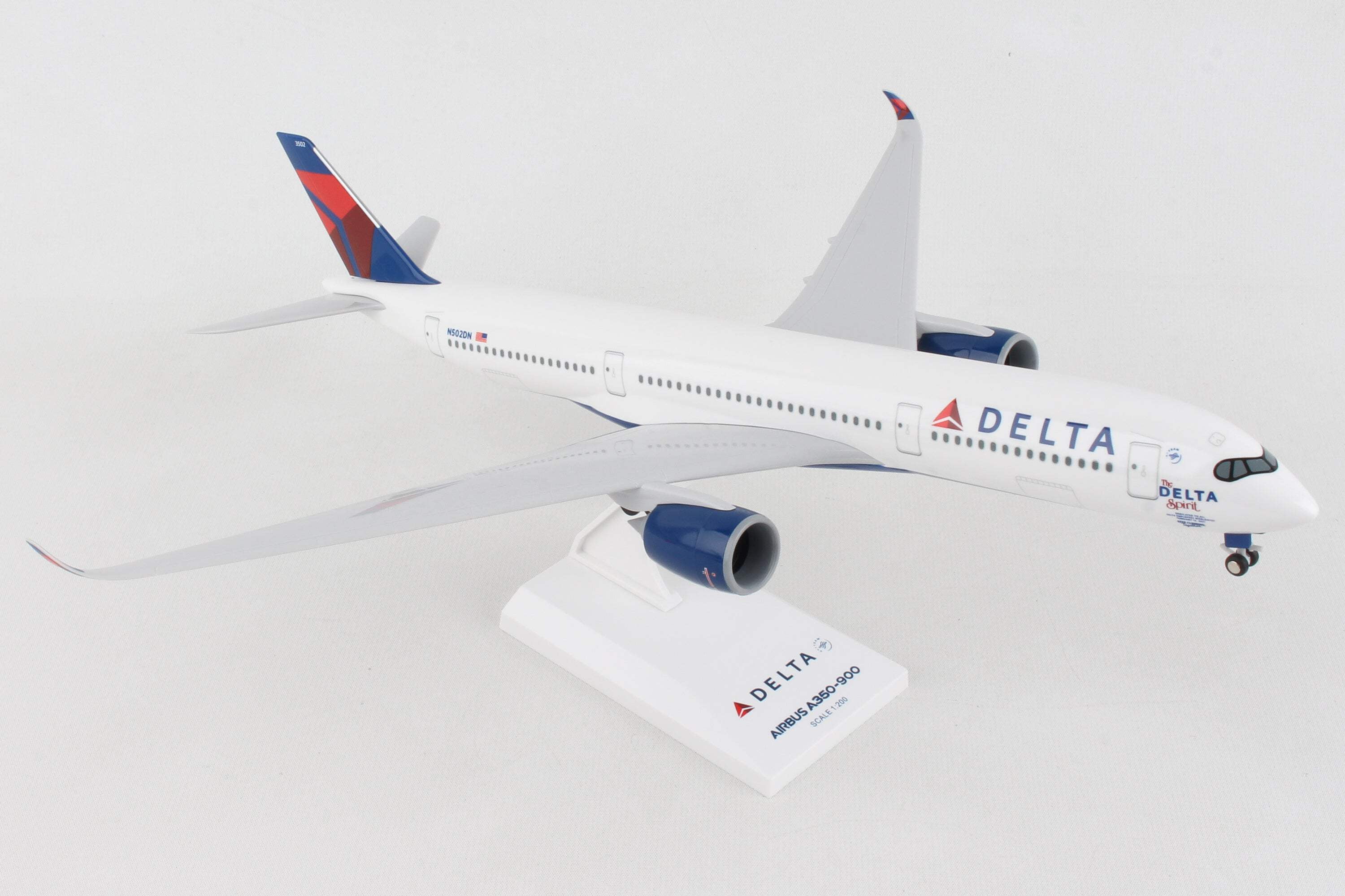 SKYMARKS DELTA A350-900 1/200 THE DELTA SPIRIT W/GEAR - Walmart.com