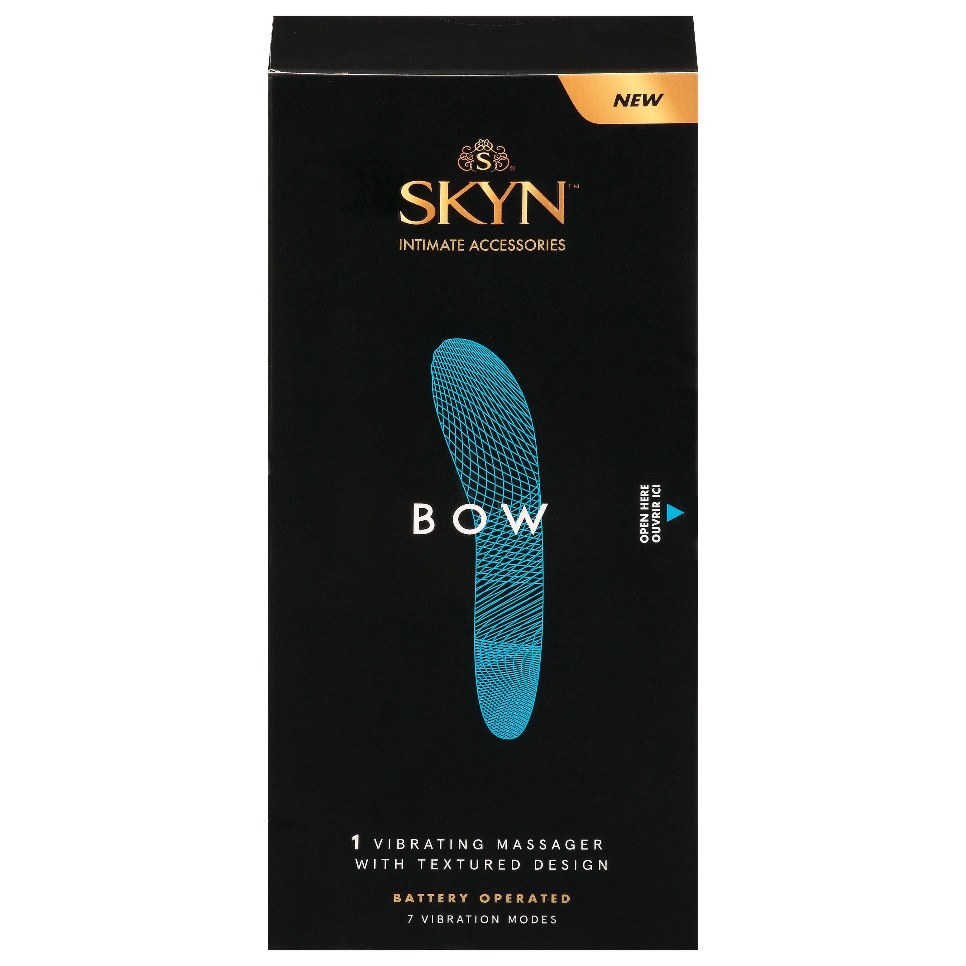 SKYN Bow Vibrating Massager with Textured Design, 1 Count - Walmart.com